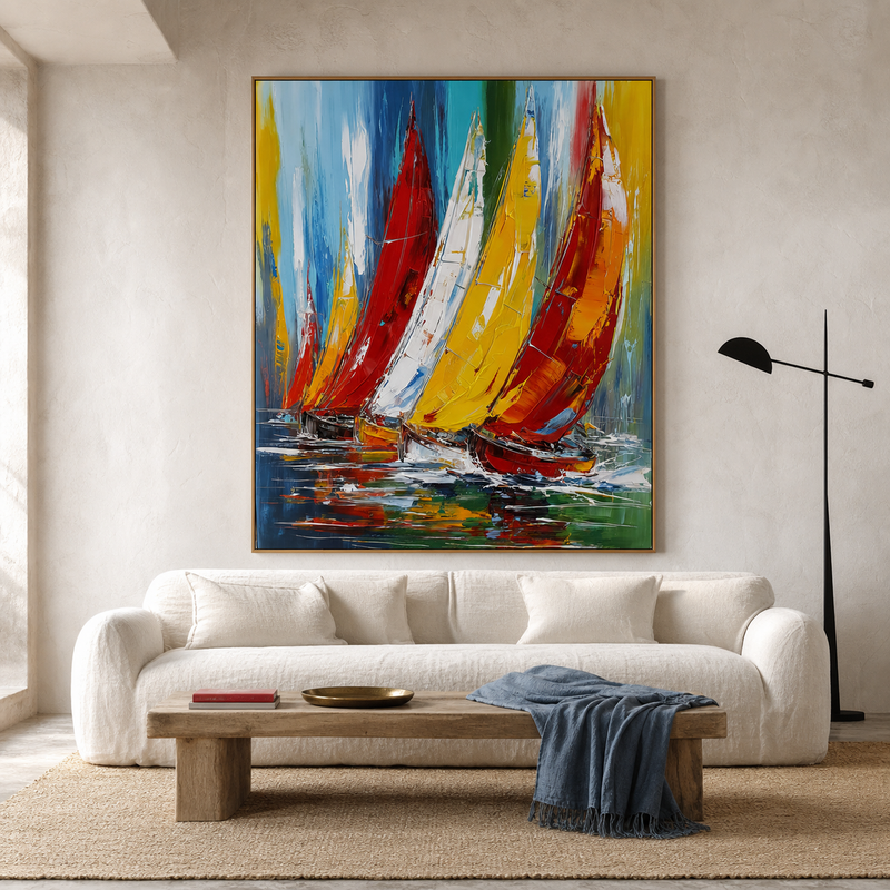 Abstract Wall Art That Transforms Your Space: Hand-Painted Luxury Canv