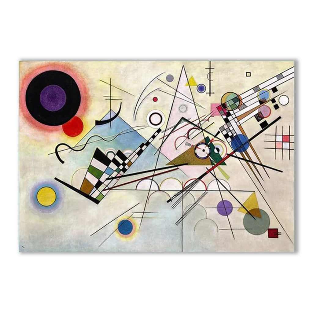 Mathematics - Abstract Geometric Canvas Art with Dynamic Shapes for ...