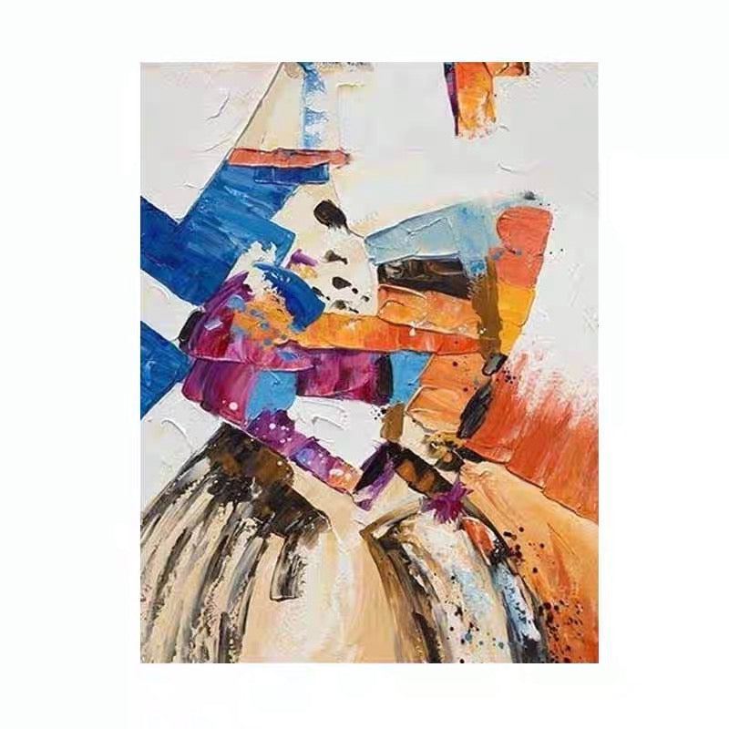 Unification – Abstract Expressionist Art, Colorful Modern Painting for ...